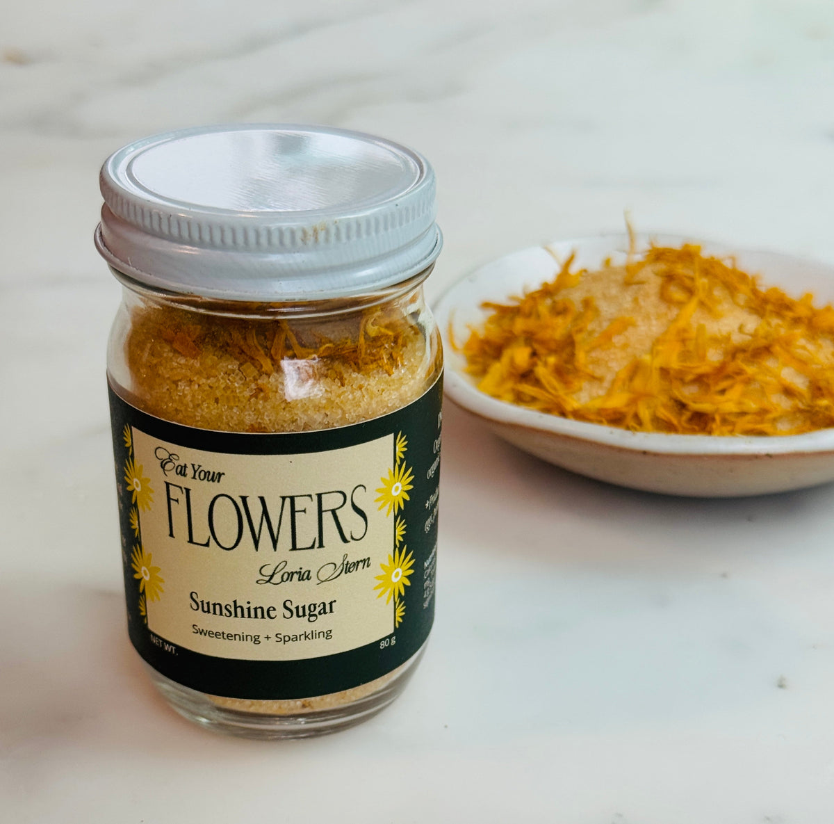 Sunshine Sugar | Eat Your Flowers by Loria