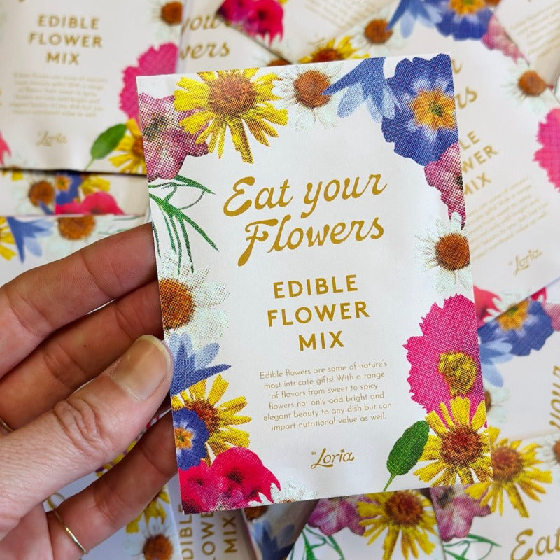 Edible Flower Seed Mix- 1 pack | Eat Your Flowers by Loria